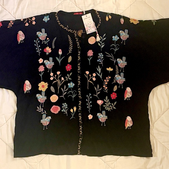 Johnny Was | Tops | Johnny Was Roylane Embroidered Blouse | Poshmark